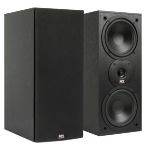 MTX Audio MONITOR60I 6.5" 2-Way Monitor Series Bookshelf Speakers, Black