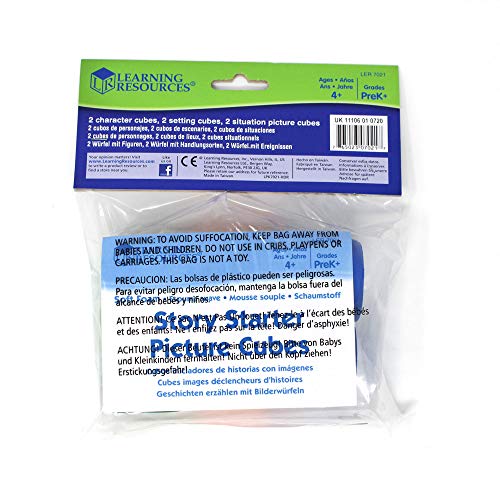 Learning Resources Foam Story Starter Picture Cubes