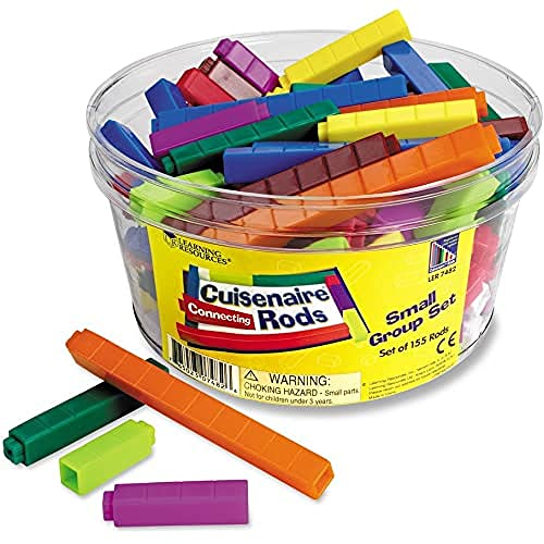 Learning Resources Connecting Cuisenaire Rods Small Group Set 10 cm