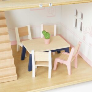 Le Toy Van - Wooden Dolls House Full Starter Furniture & Accessories Play Set for Dolls Houses | Girls or Boys Dolls House Furniture Sets - Suitable for Ages 3+