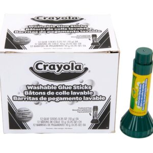 Crayola; Washable Glue Sticks; Art Tools; 12 ct.; Great for Classroom Projects