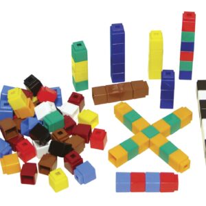 Unifix Cubes, Ten Assorted Colors, Set of 500