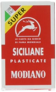 italian sicilian scopa playing cards by modiano