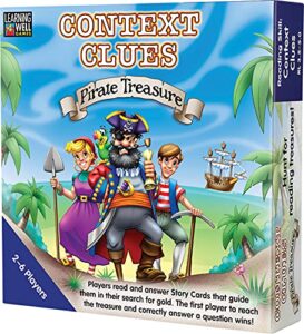 edupress learning well games context clues game blue level—pirate treasure game,lrn301