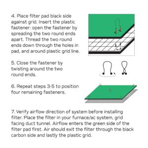 WEB Absorber Cut to Fit Odor Control Air Filter with Carbon