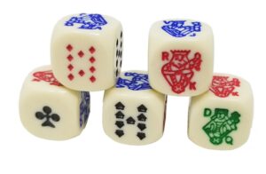 da vinci 6 sided poker dice