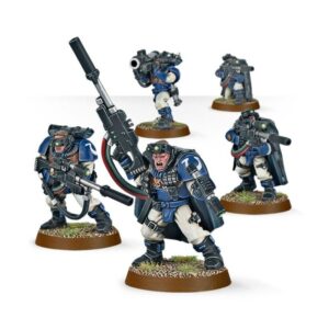 games workshop space marines scouts w/sniper rifles 40k