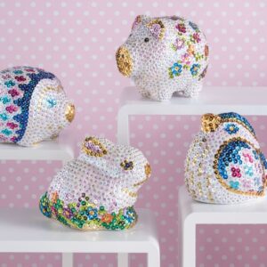 Sequin Art 3D, Teddy Bear, Sparkling Arts and Crafts 3D Kit