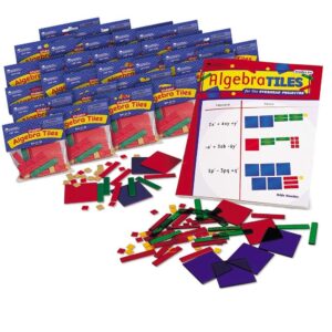 learning resources algebra tile class set