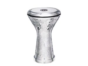 meinl percussion aluminum doumbek egyptian goblet drum, hand hammered — made in turkey — synthetic head, 2-year warranty (he-3030)