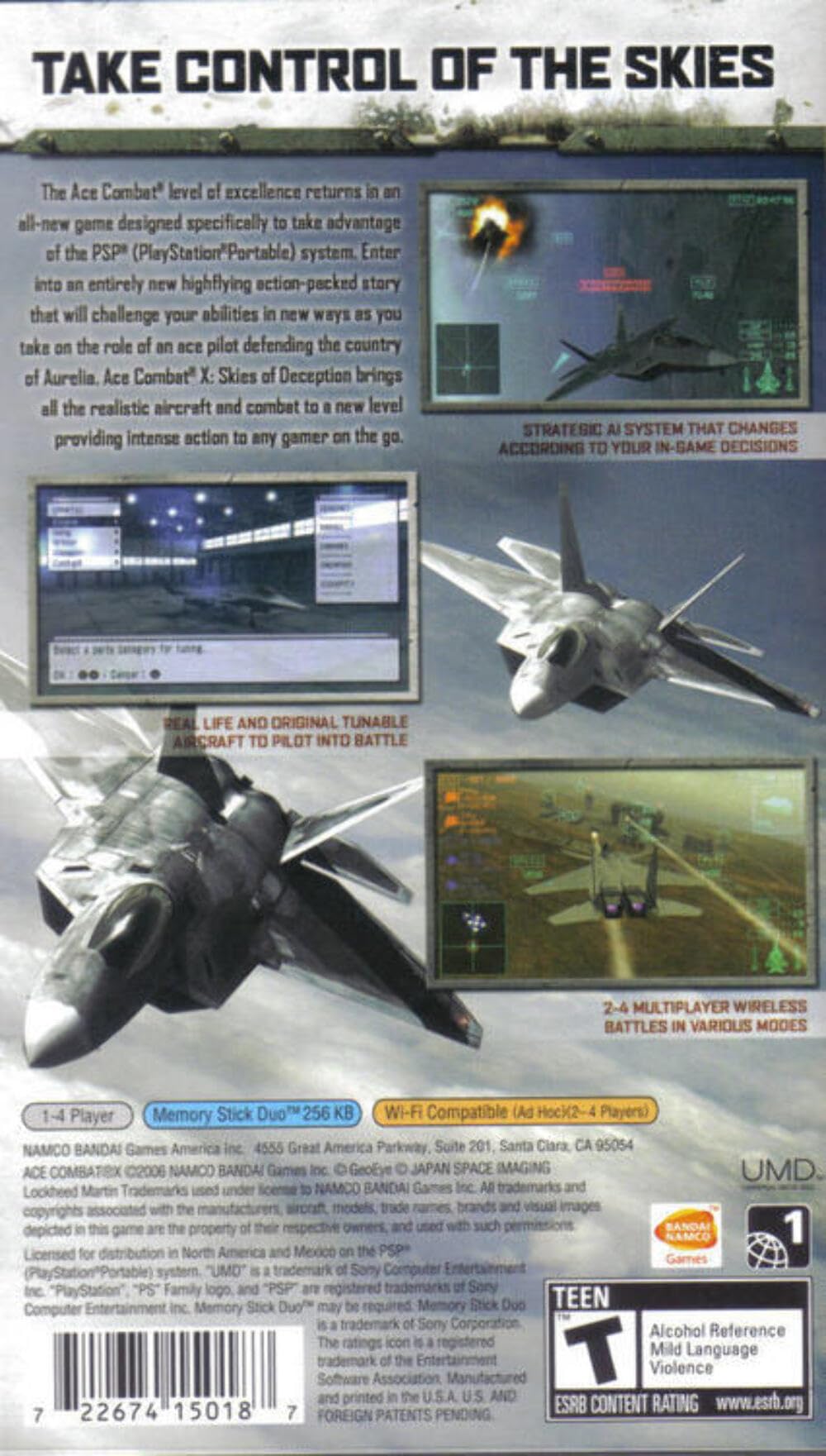 Ace Combat X: Skies of Deception - Sony PSP