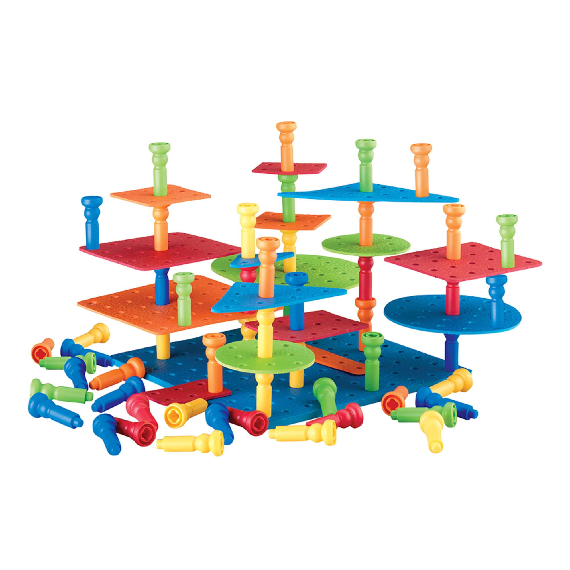 Lauri Tall-Stackers - Pegs Building Set