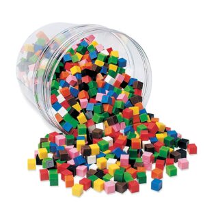 learning resources centimeter cubes, set of 1000