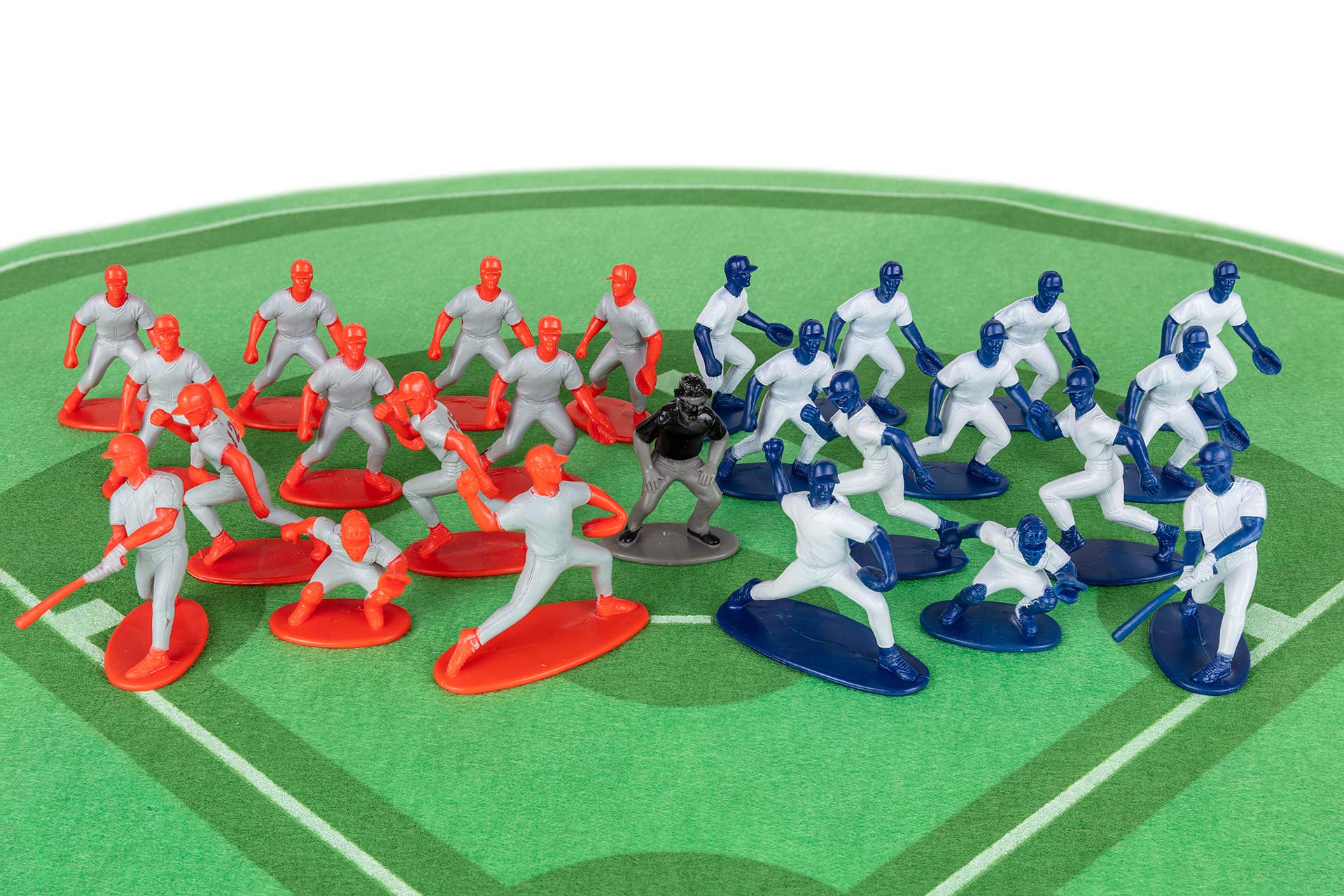 Kaskey Kids Baseball Guys - Red/Blue Inspires Kids Imaginations with Endless Hours of Creative, Open-Ended Play – Includes 2 Teams & Accessories – 29 Pieces in Every Set!