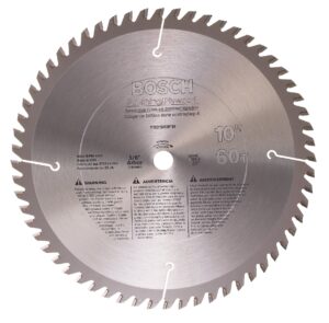 bosch pro1060fin 10-inch 60 tooth atb plywood and finishing saw blade with 5/8-inch arbor