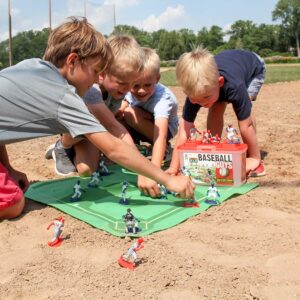 Kaskey Kids Baseball Guys - Red/Blue Inspires Kids Imaginations with Endless Hours of Creative, Open-Ended Play – Includes 2 Teams & Accessories – 29 Pieces in Every Set!