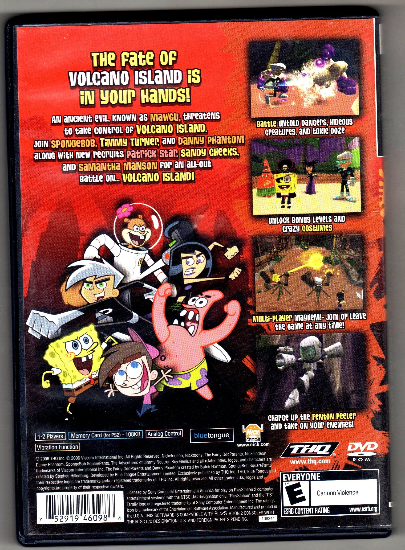 Nicktoons Battle for Volcano Island - PlayStation 2