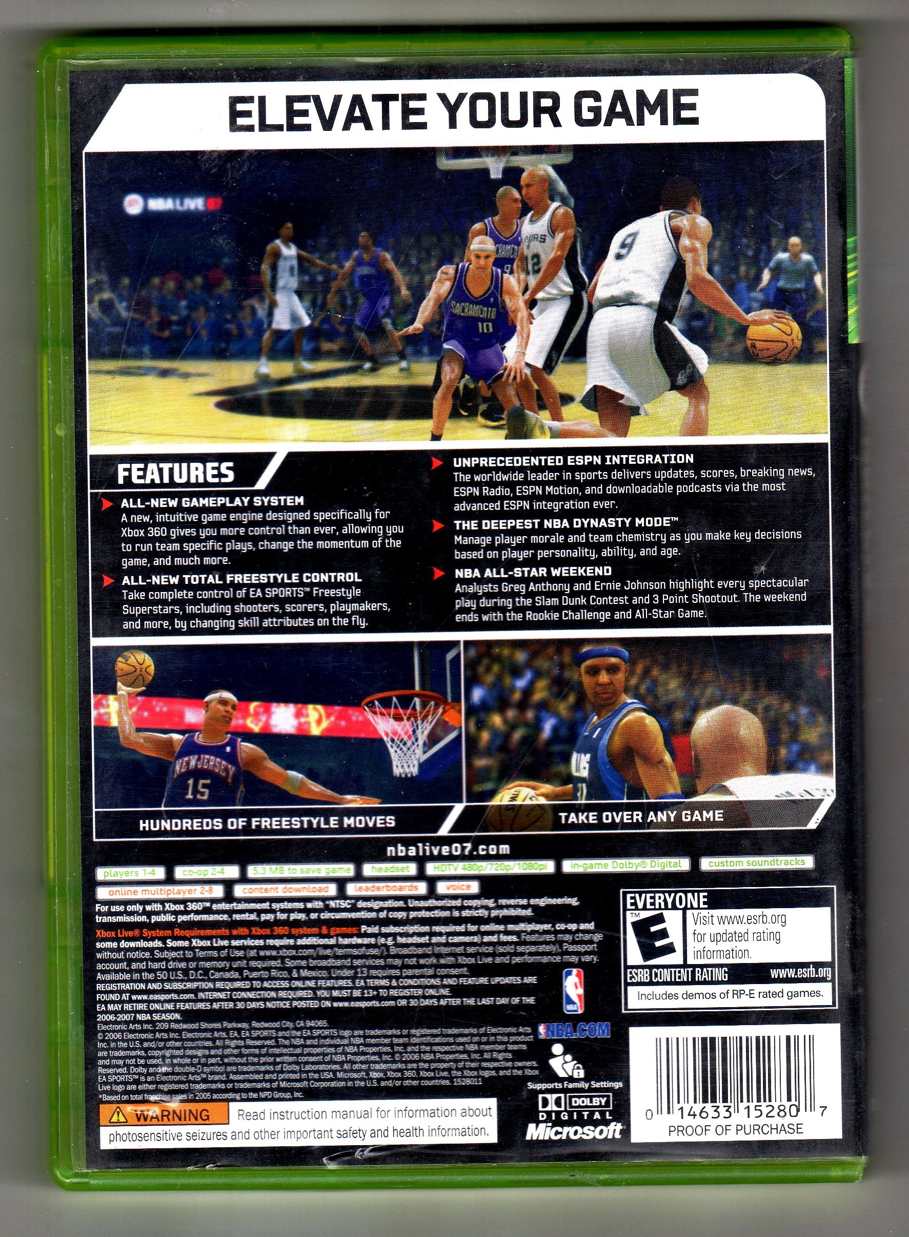 NBA Live 07 - Xbox 360