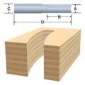 bosch 85992m solid carbide 3/8-inch x 1-1/4-inch straight double flute 1/2-inch shank router bit