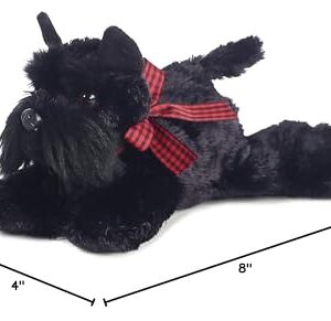 Aurora® Adorable Mini Flopsie™ Scotty™ Stuffed Animal - Playful Ease - Timeless Companions - Black 8 Inches