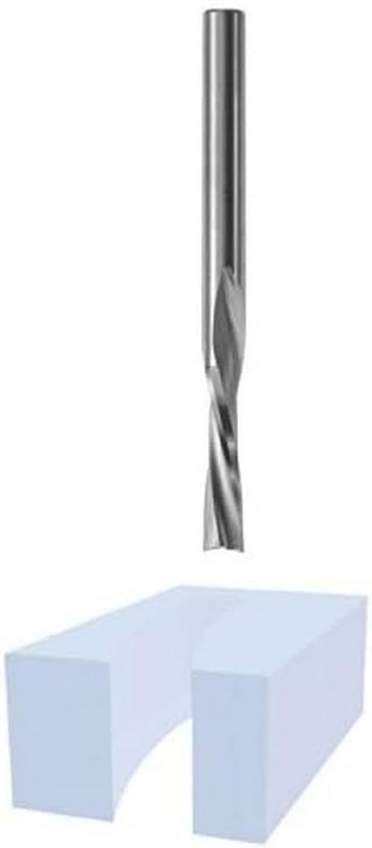 Bosch 85611M 1/4 in. Solid Carbide Double Flute Acrylic Router Bit