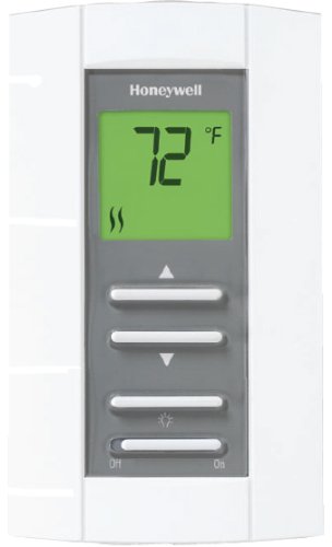 Honeywell TL7235A1003 Line Volt Pro Non-Programmable Digital Thermostat with Electronic Temperature Control, 240-Volt