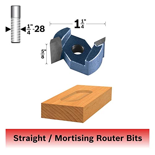 Bosch 85636M 1-1/4 in. x 5/8 in. Carbide Tipped Lock Mortising Bit