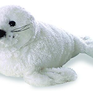 Aurora® Adorable Mini Flopsie™ Harp Seal Stuffed Animal - Playful Ease - Timeless Companions - White 8 Inches