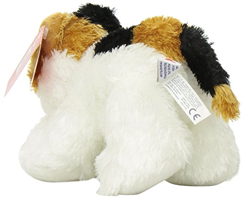 Aurora® Adorable Mini Flopsie™ Esmeralda™ Stuffed Animal - Playful Ease - Timeless Companions - White 8 Inches