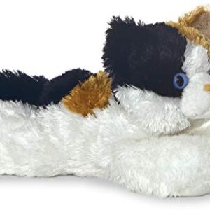 Aurora® Adorable Mini Flopsie™ Esmeralda™ Stuffed Animal - Playful Ease - Timeless Companions - White 8 Inches