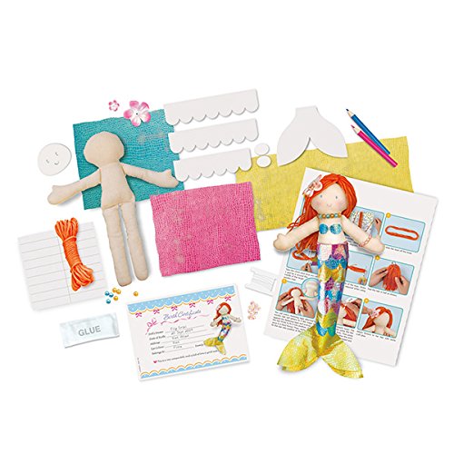 4M Mermaid Doll Making Kit, 8.5 inches