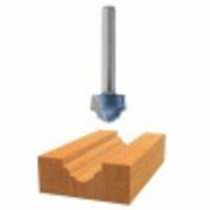 bosch 85468m 1/2 in. x 3/4 in. carbide tipped classical groove bit, blue