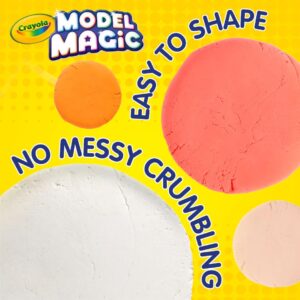 Crayola Model Magic Naturals, 4 Packs (8oz ea), Bulk Modeling Clay Alternative, Craft Supplies for Classrooms, 2 lb. Bucket