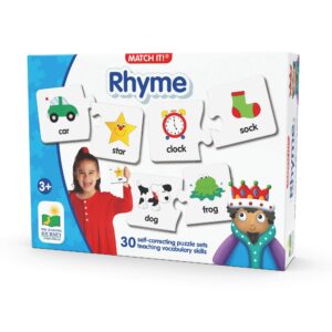 The Learning Journey: Match It! - Rhyme - Rhyming Puzzle Game for Kids Ages 3-5, Learn to Read With Preschool Learning Materials and Learning Games - Educational Award Winning Toys