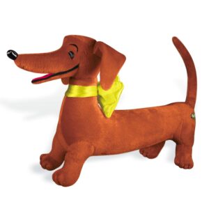 yottoy classics collection | h.a’s pretzel soft stuffed animal bendable dog plush toy – 14”