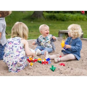 VIKINGTOYS Viking Toys - Mini Chubbies Bucket Set - Includes 30 Assorted 2.75" Toy Vehicles, for Kids Ages 1 Year +