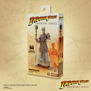 Indiana Jones Hasbro and The Raiders of The Lost Ark Adventure Series René Belloq (Ceremonial) Toy,6-Inch Action Figures,4 and Up