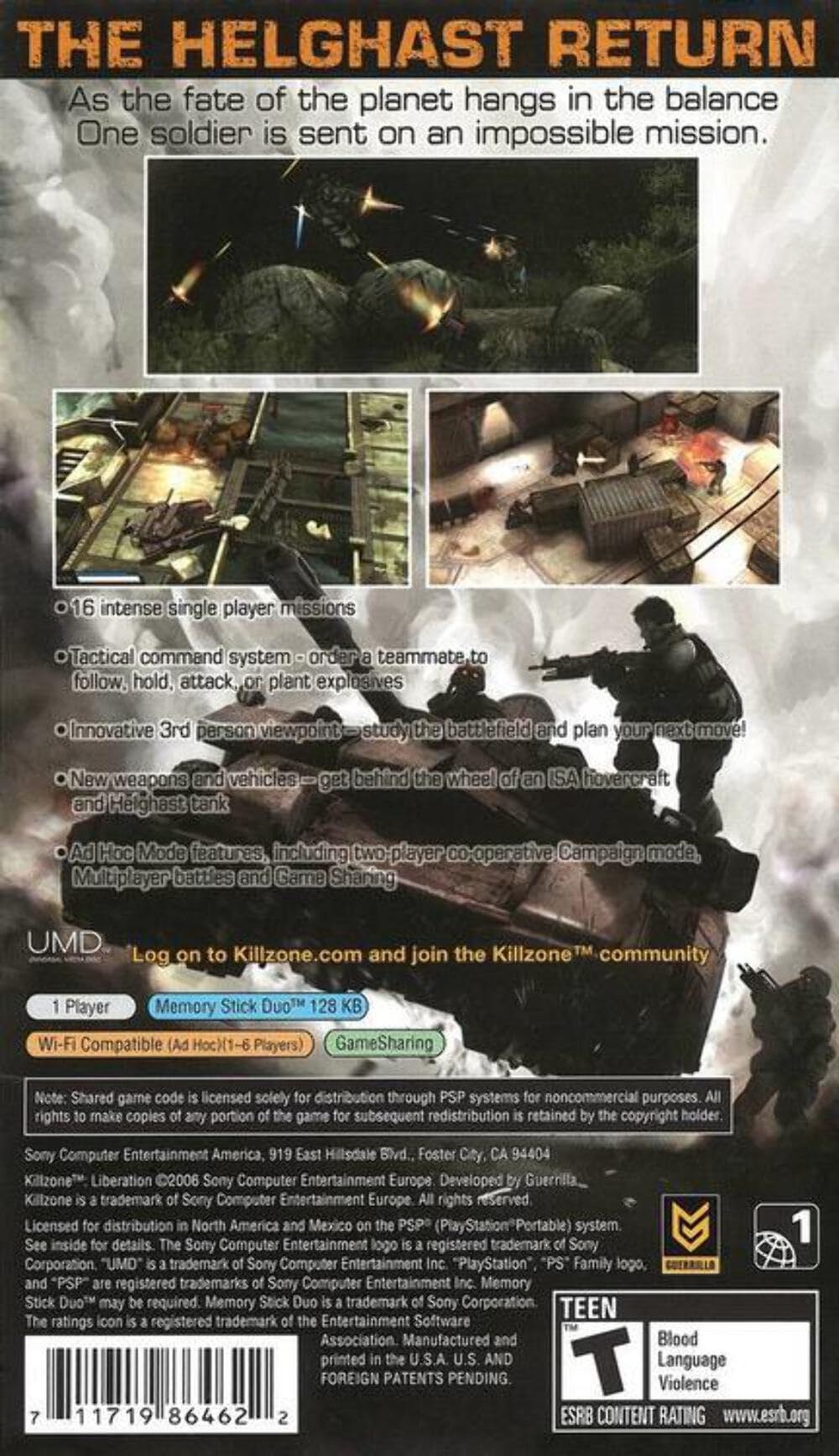 Killzone: Liberation - Sony PSP