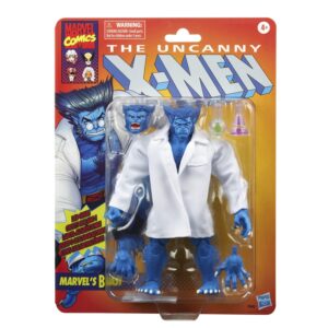 marvel legends series x-men beast 6-inch action figure toy, 4 years+, 5 accessories