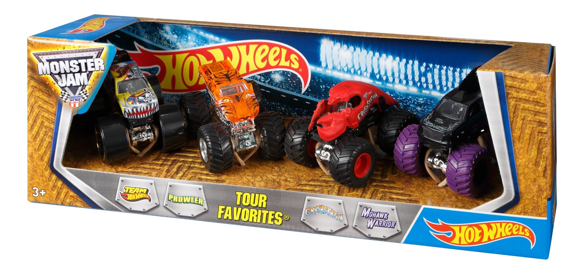 Hot Wheels Monster Jam Tour Favorites – Styles May Vary