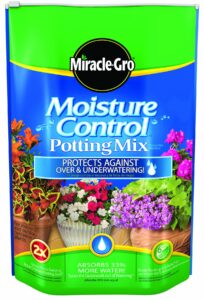 miracle-gro moisture control potting mix, 16-quart