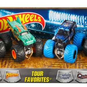 Hot Wheels Monster Jam Tour Favorites – Styles May Vary