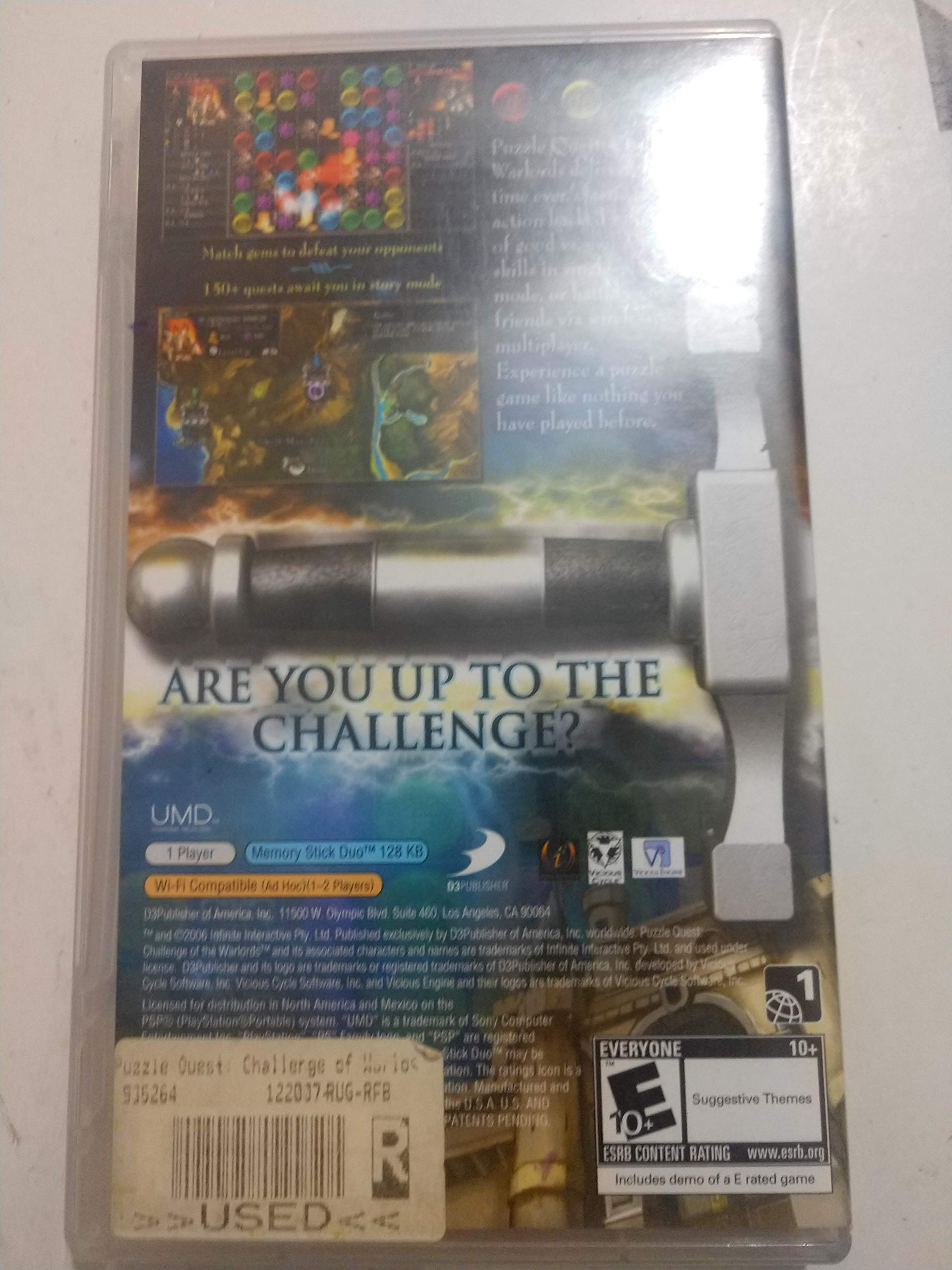 Puzzle Quest: Challenge of the Warlords - Sony PSP