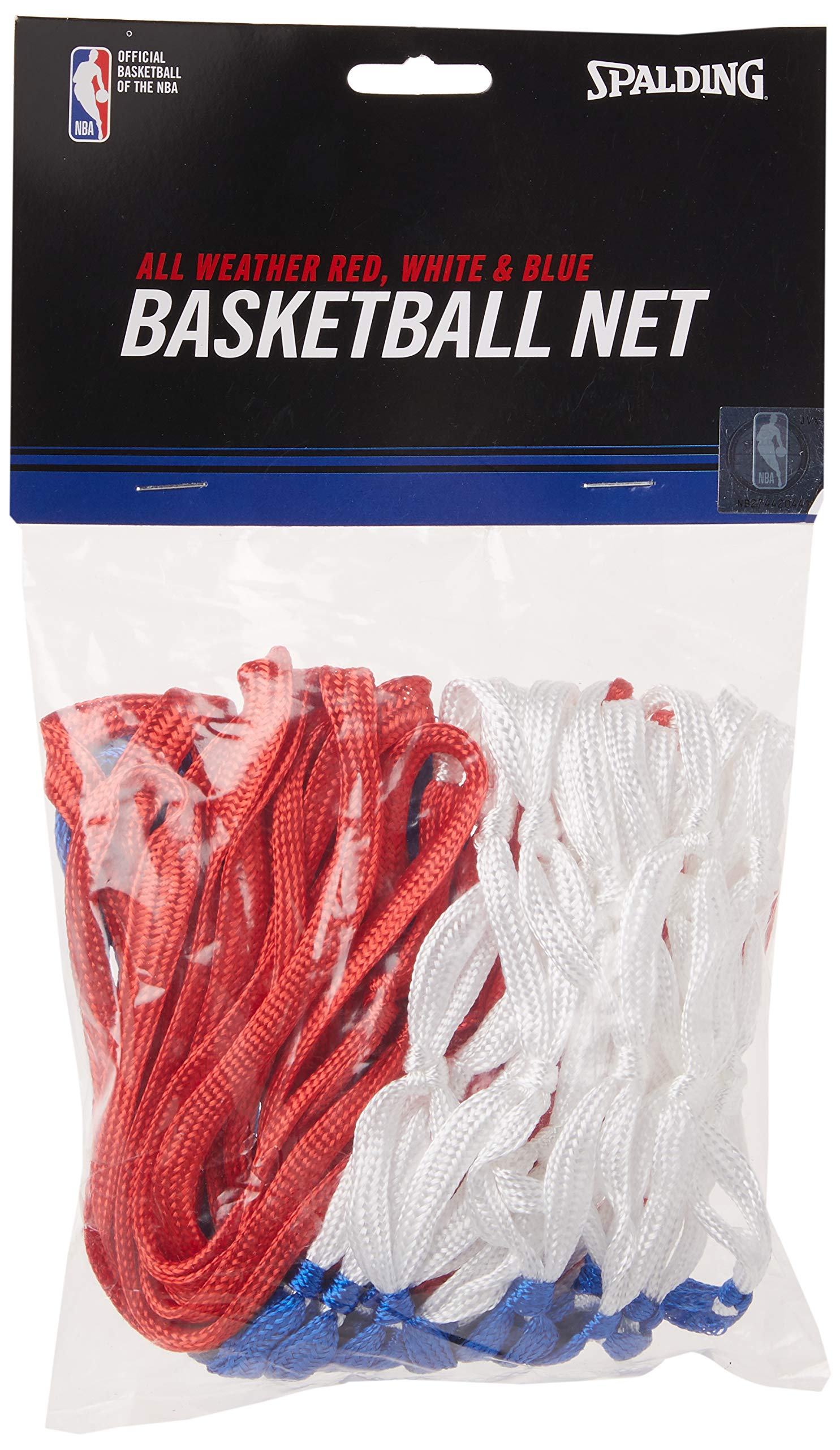 Spalding 8279SR All-Weather Basketball Net (Red/White/Blue)