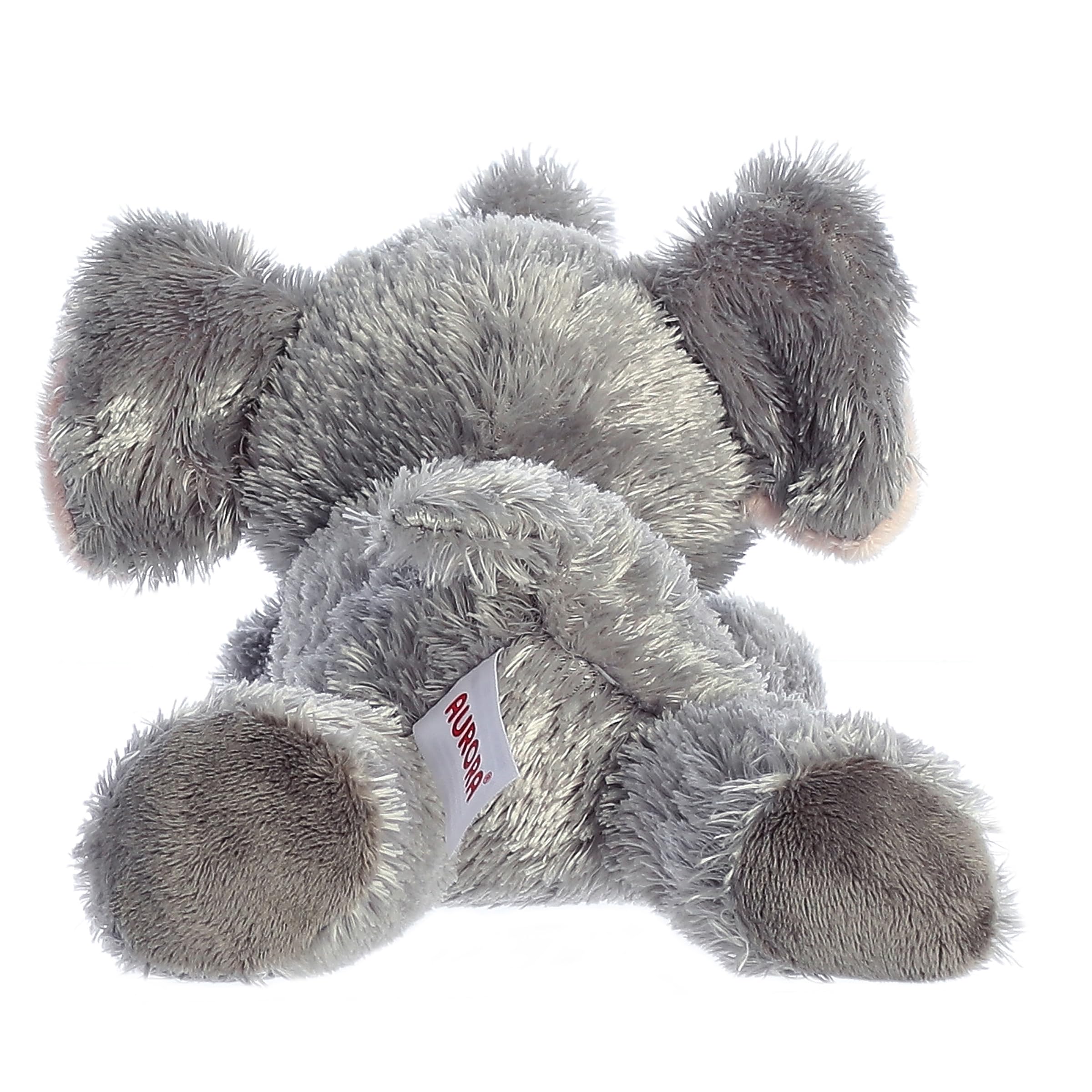 Aurora® Adorable Mini Flopsie™ Ellie™ Stuffed Animal - Playful Ease - Timeless Companions - Gray 8 Inches