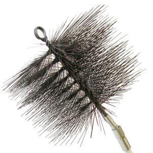 rutland 16408 8" round chimney cleaning brush