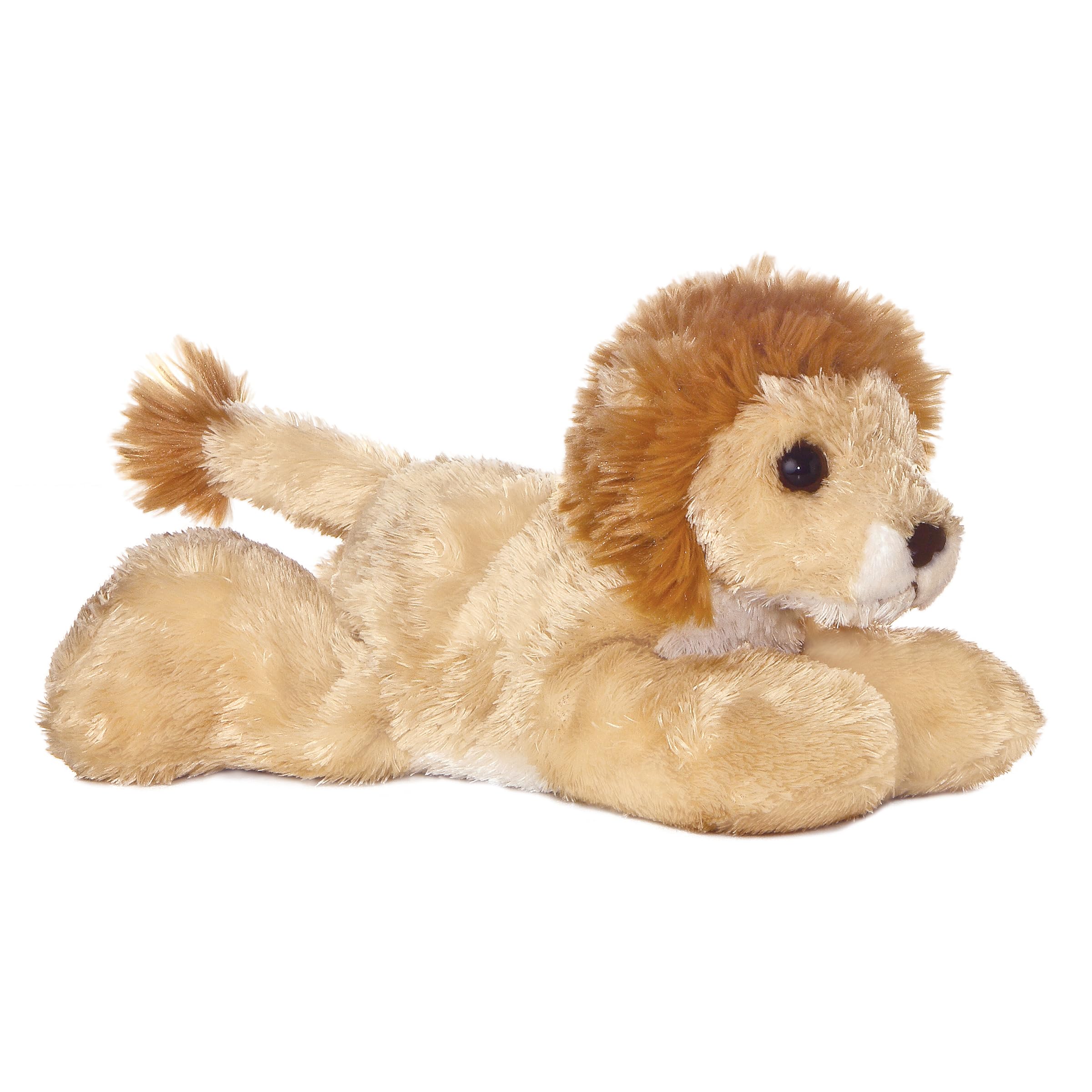 Aurora® Adorable Mini Flopsie™ Lionel™ Stuffed Animal - Playful Ease - Timeless Companions - Brown 8 Inches