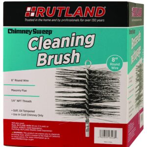 Rutland 16408 8" Round Chimney Cleaning Brush