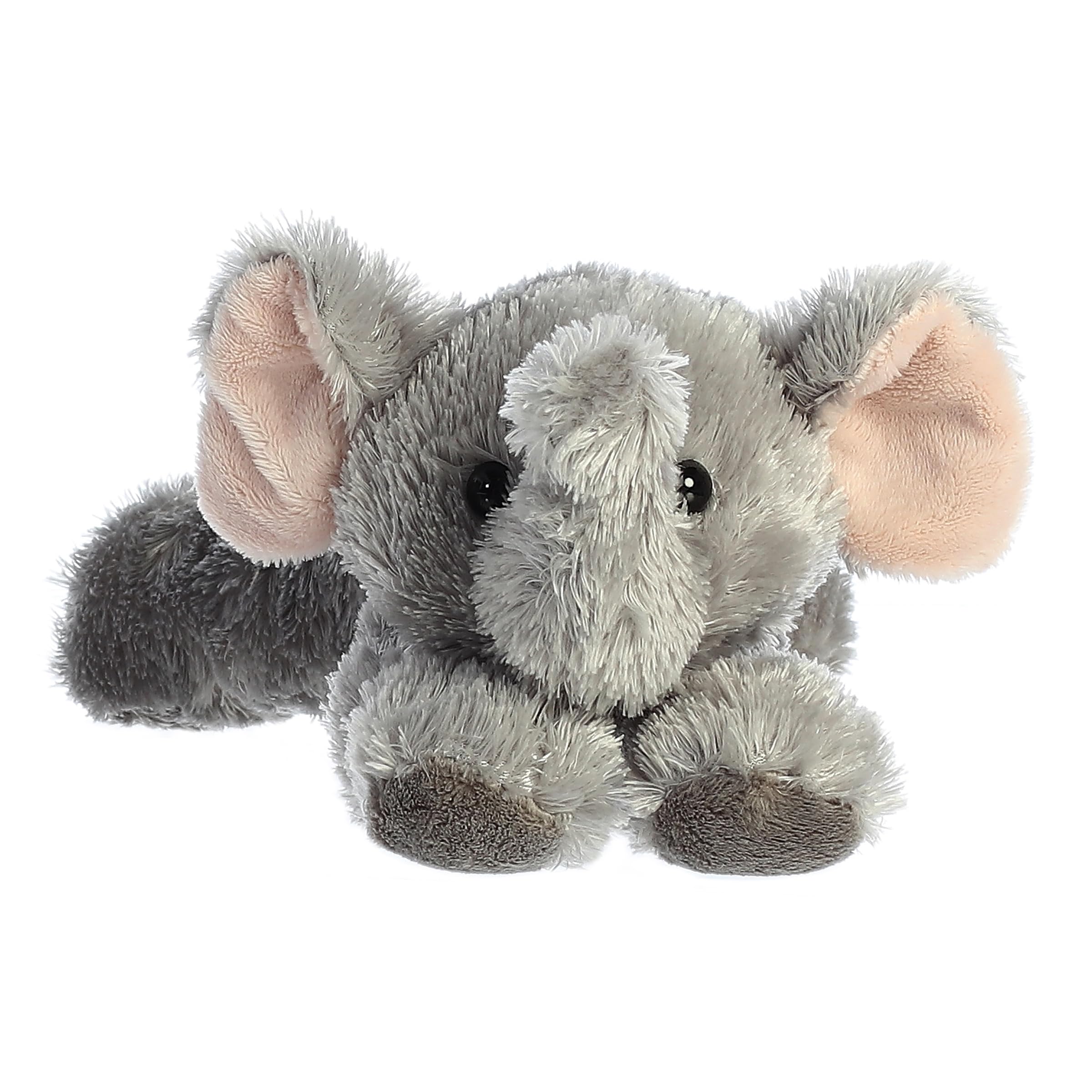 Aurora® Adorable Mini Flopsie™ Ellie™ Stuffed Animal - Playful Ease - Timeless Companions - Gray 8 Inches