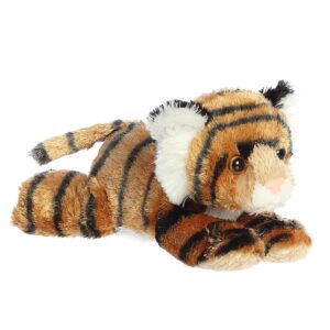 aurora® adorable mini flopsie™ tanya™ stuffed animal - playful ease - timeless companions - brown 8 inches